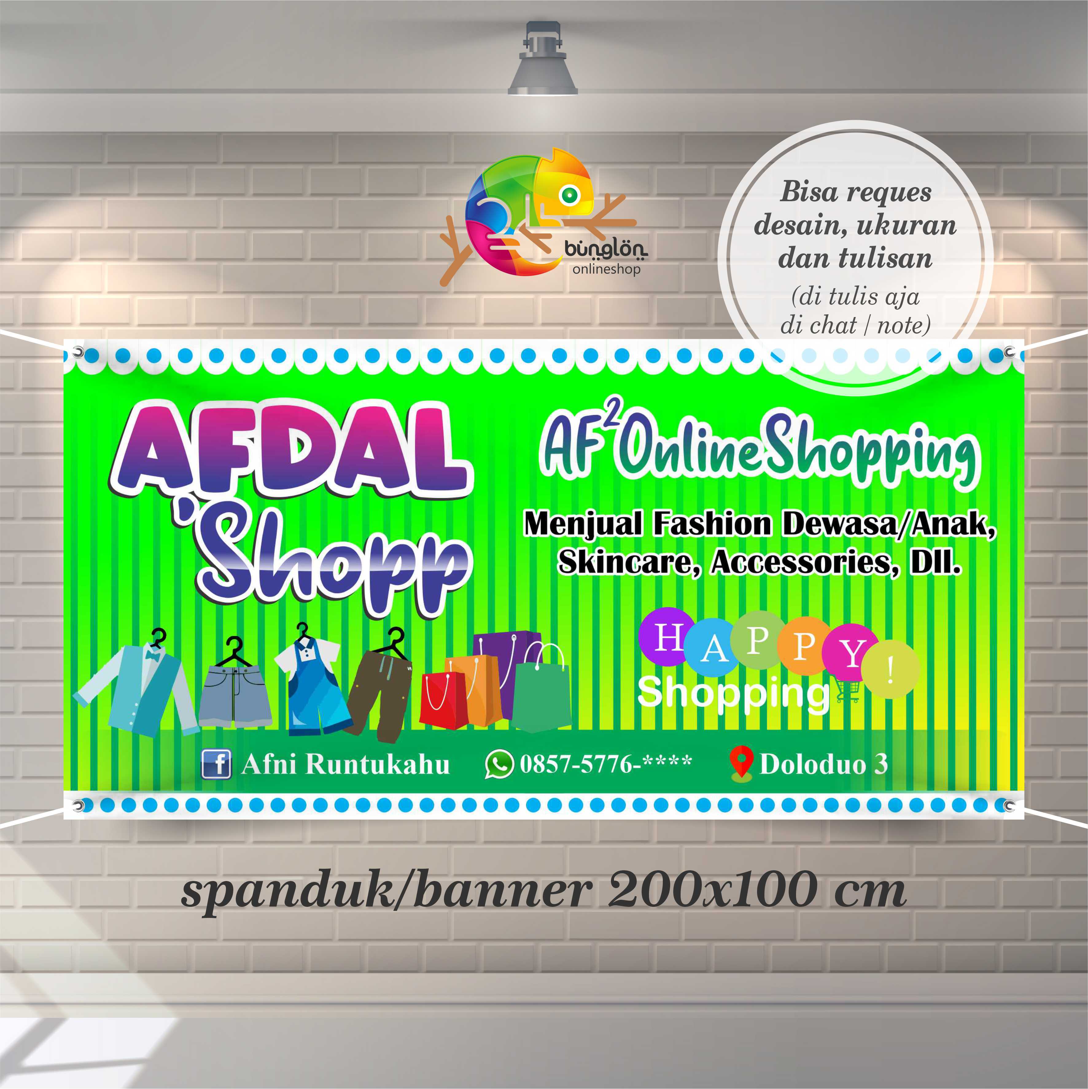 Spanduk, Banner Toko Olshop | Lazada Indonesia
