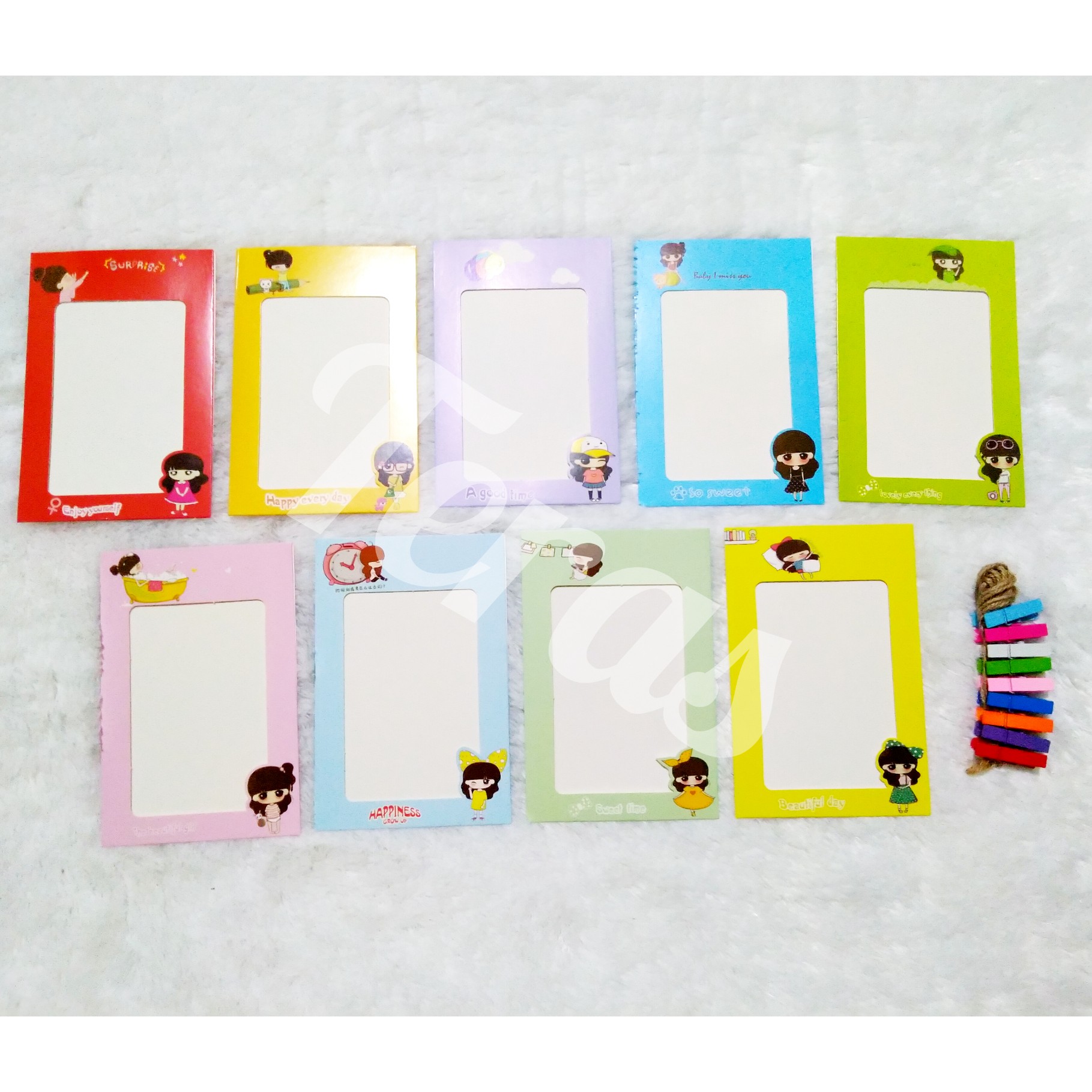 TR - BINGKAI FOTO GANTUNG GIRLY / FRAME GANTUNG MOTIF GIRL / KOREAN ...