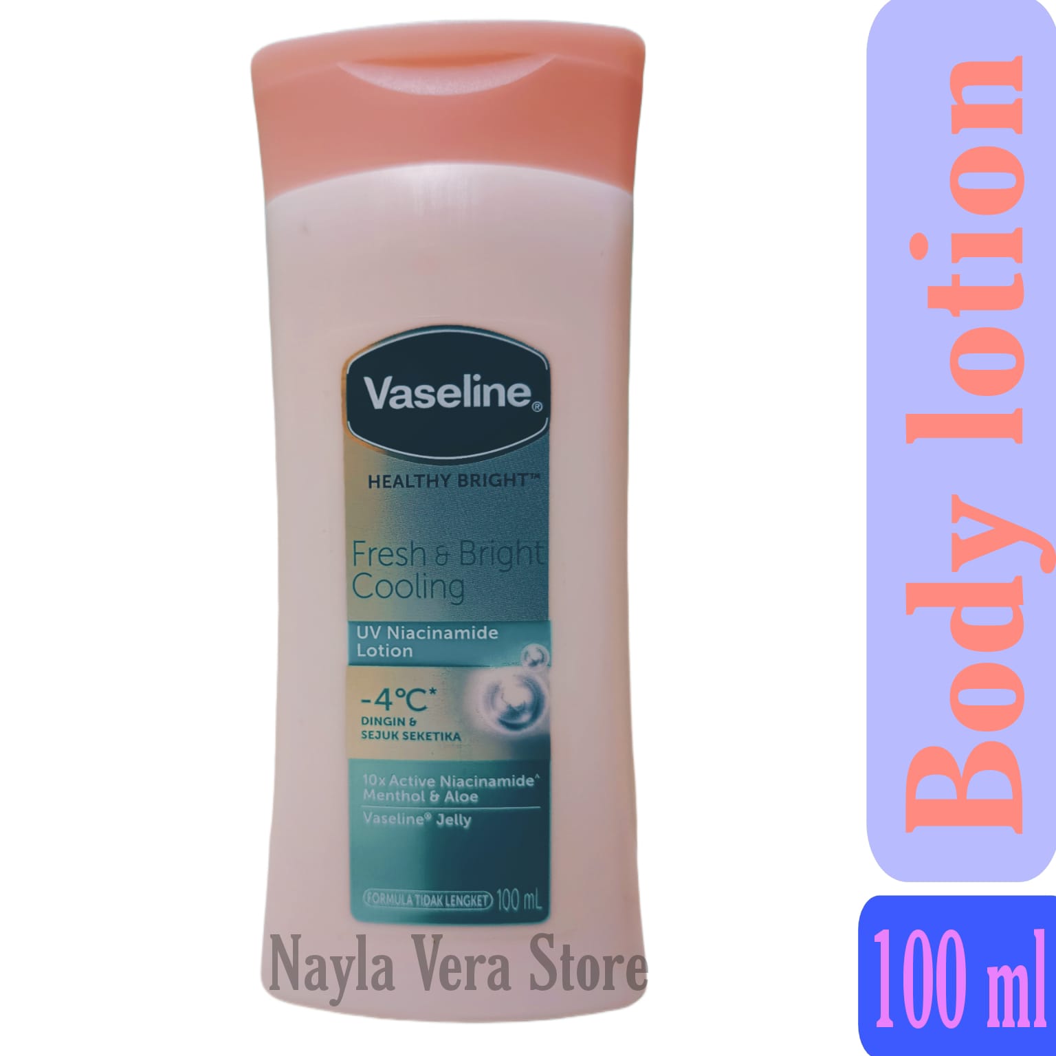 Vaseline Healthy Bright 400 ml promo murah ukuran jumbo pump hand body ...