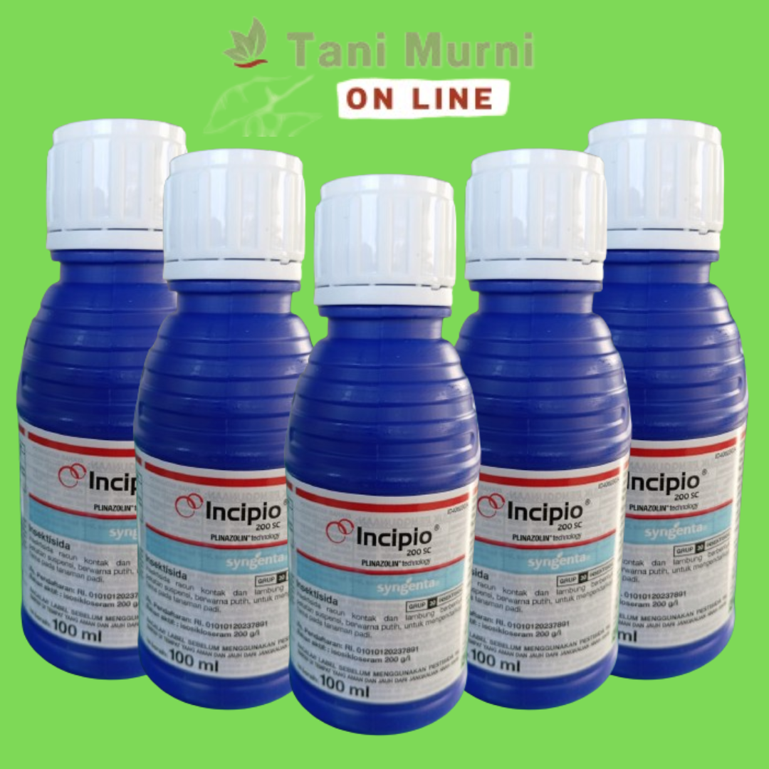 INSEKTISIDA INCIPIO 200 SC KEMASAN 100ML | PRODUK TERBARU SYNGENTA UNTUK ULAT DAN KUTU | Lazada ...