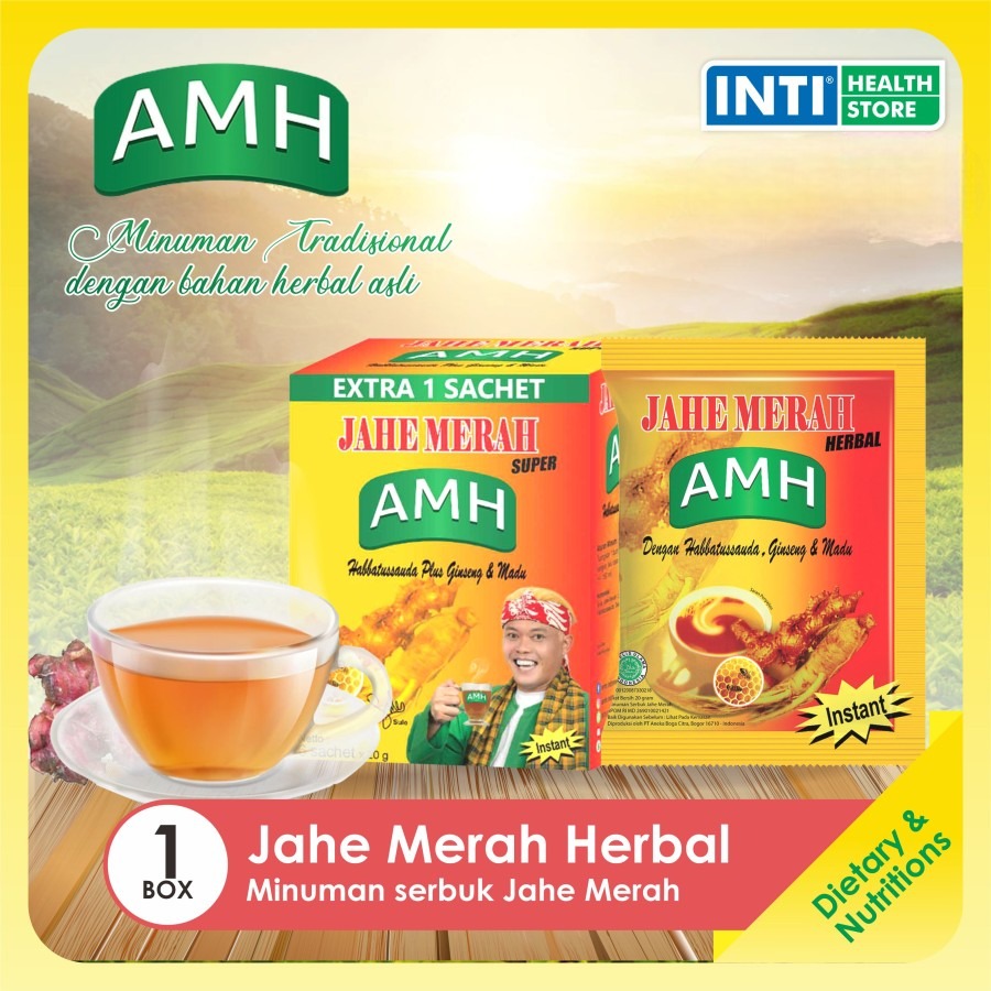AMH | Jahe Merah Herbal Super Box 6 Sachet | Minuman Tradisional ...