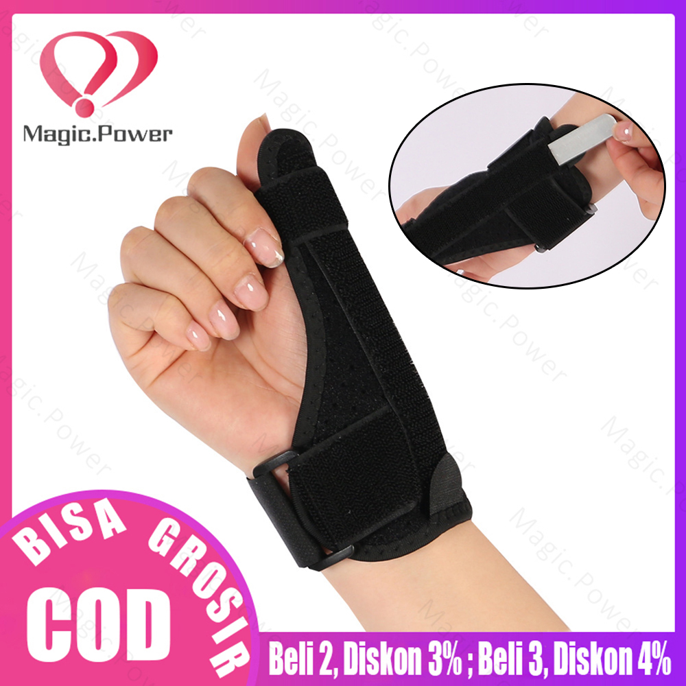 Thumb Hand Finger Splint Wrist Brace Support Deker Pergelangan Tangan ...
