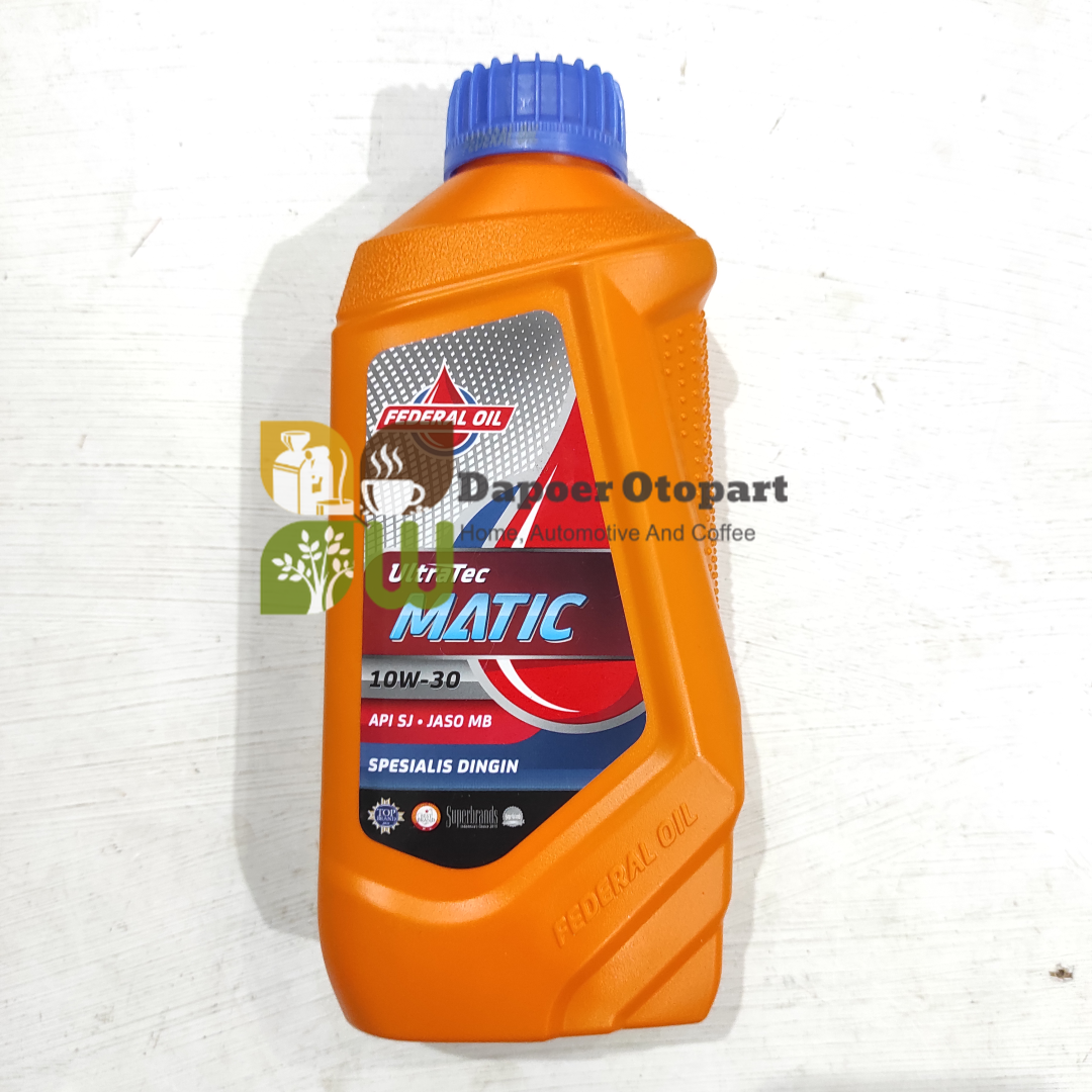 Oli Federal Matic UltraTec Botol Orange 10w30 Motor Matik Mineral Oil ...