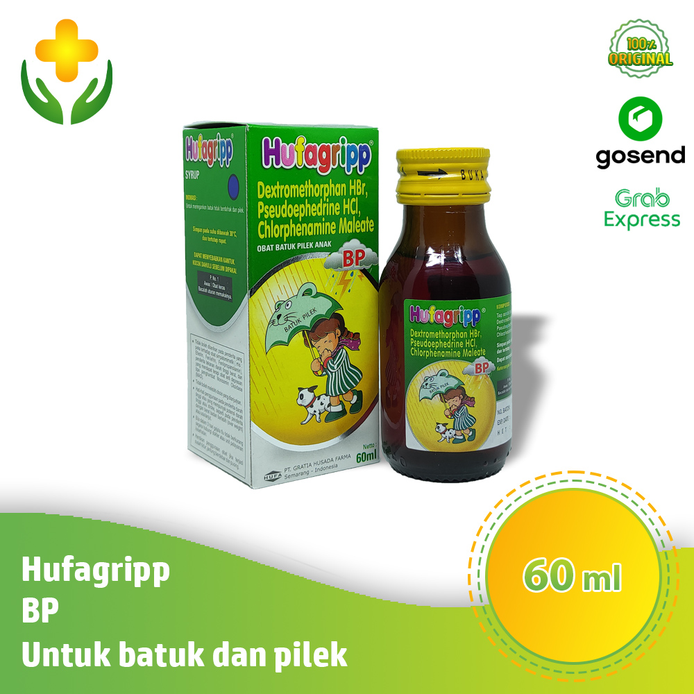 Hufagrip Batuk Pilek Sirup 60 ml Obat Batuk Pilek Anak Hufagrip Hijau ...