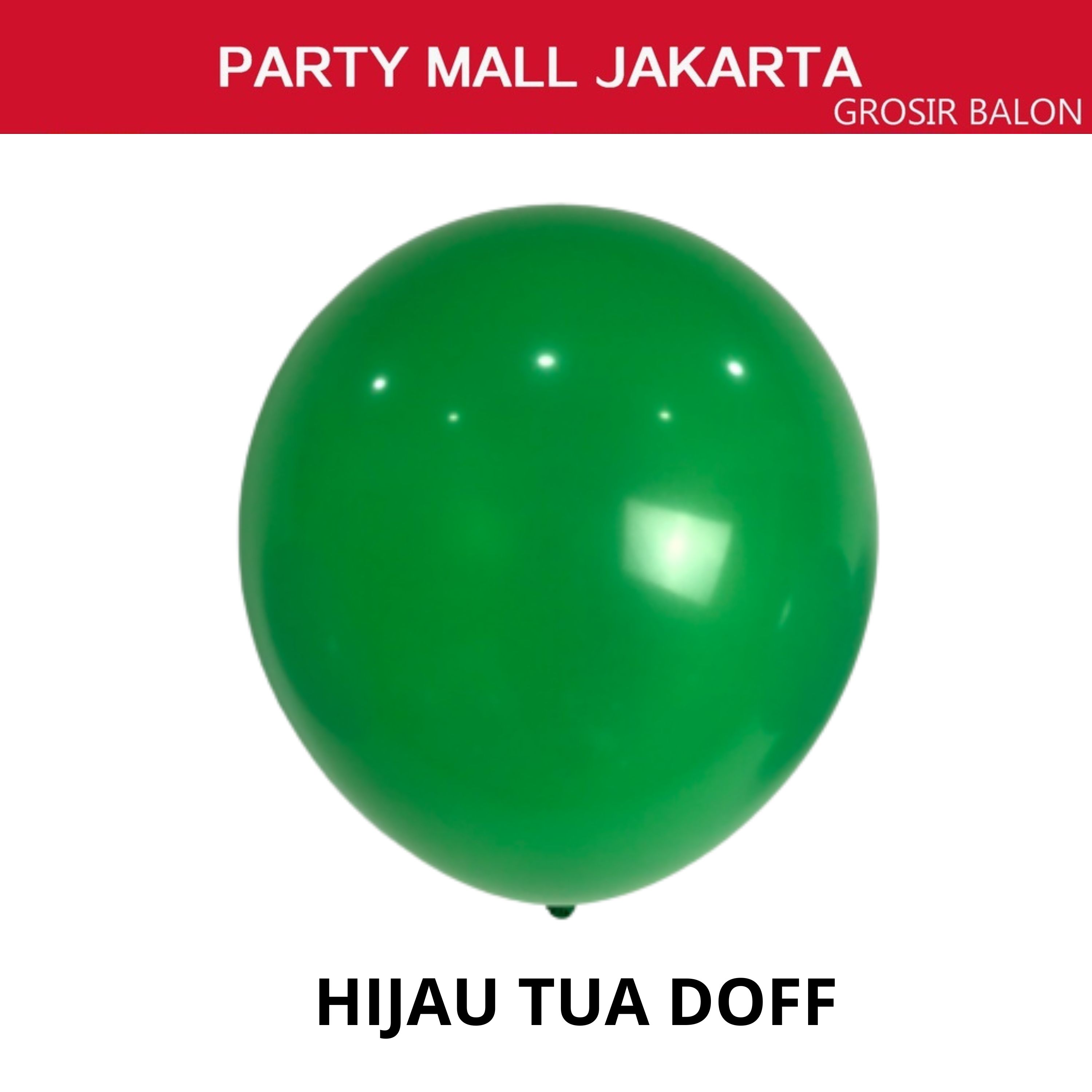 Balon latek Doff 1 pcs bulat ukuran 12 inch/ Balon Latex bulat isi ...