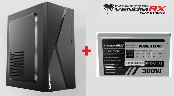Casing PC Komputer VenomRX KINGPIN - MATX + PSU 300W | Lazada Indonesia