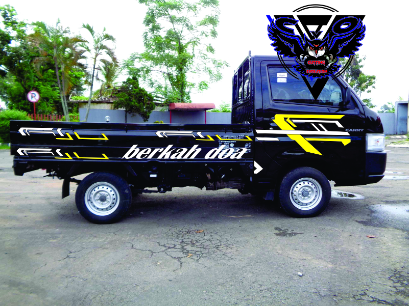Stiker mobil pick up new carry sticker bodi mobil new carry stiker new ...