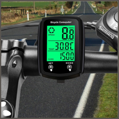 NS Speedometer Sepeda Digital Odometer Backlit Waterprof 19 Function ...