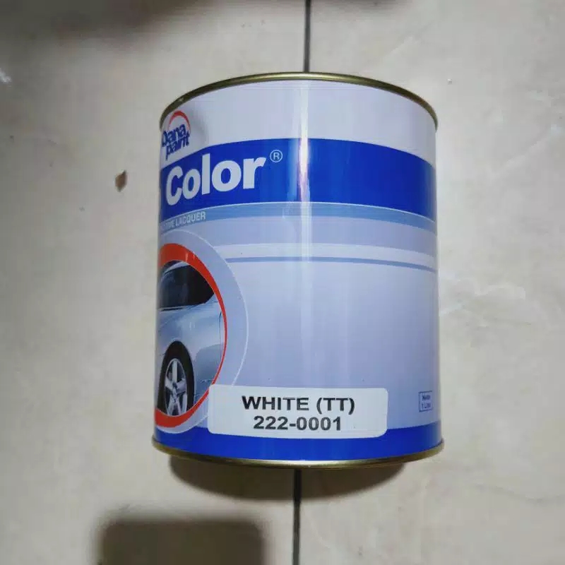 CAT DUCO TOP COLOR DANAPAINT PUTIH / HITAM / SILVER 1 KG | Lazada Indonesia