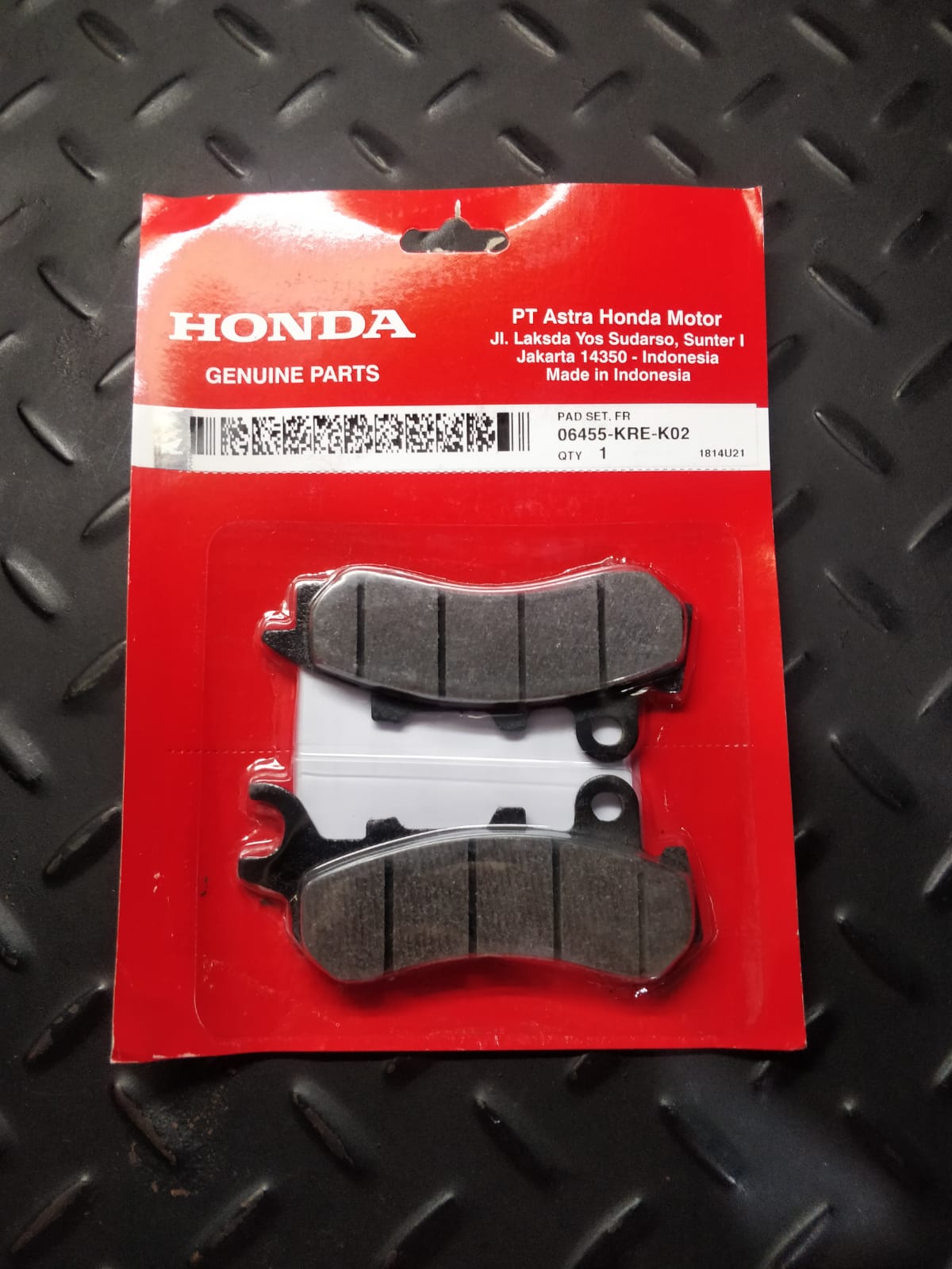 Kampas Rem Depan Honda ADV 150 PCX 150 K97 PCX 160 Type CBS 06455KREK02 ...