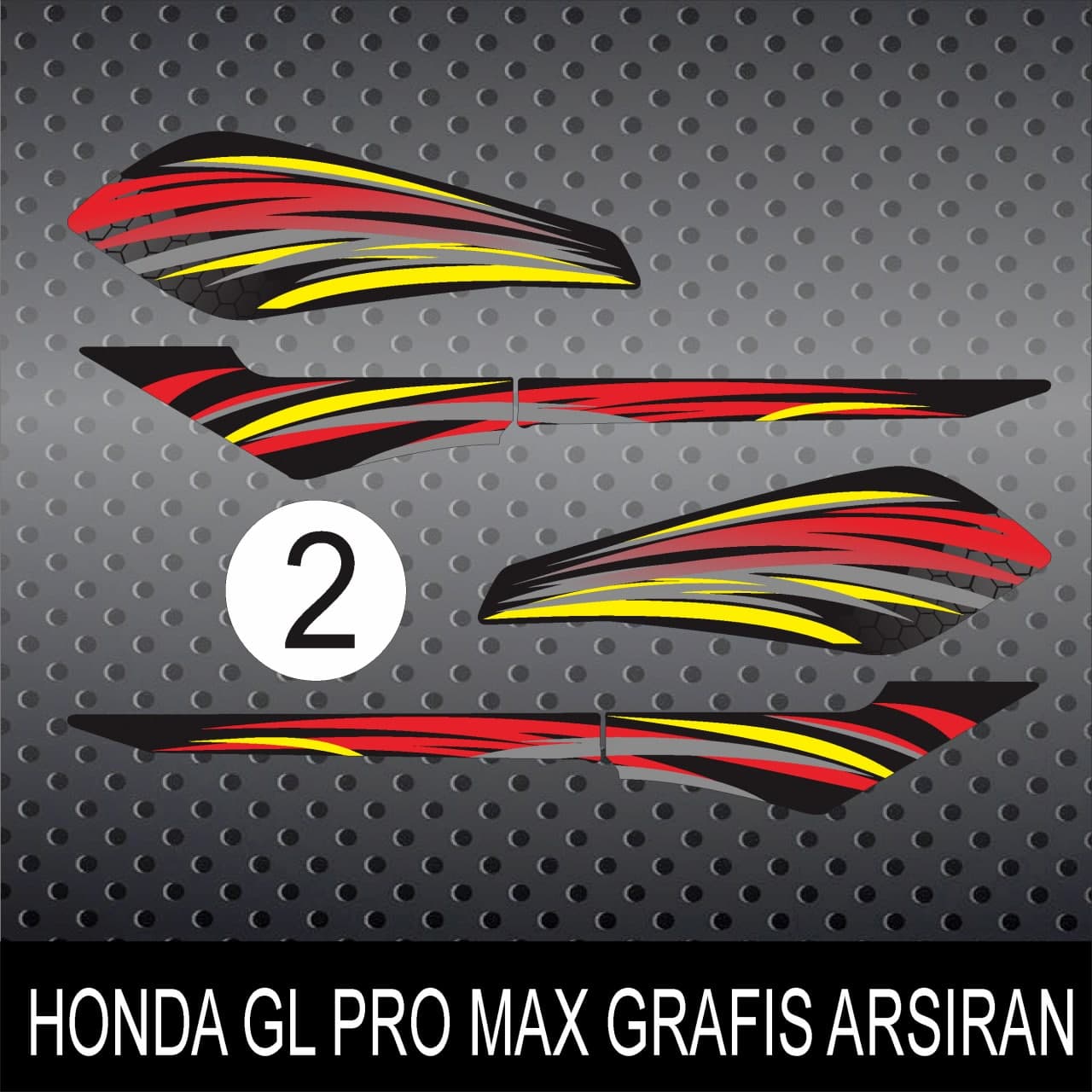 STIKER STRIPING DECAL GL PRO MAX GRAFIS ARSIRAN | Lazada Indonesia