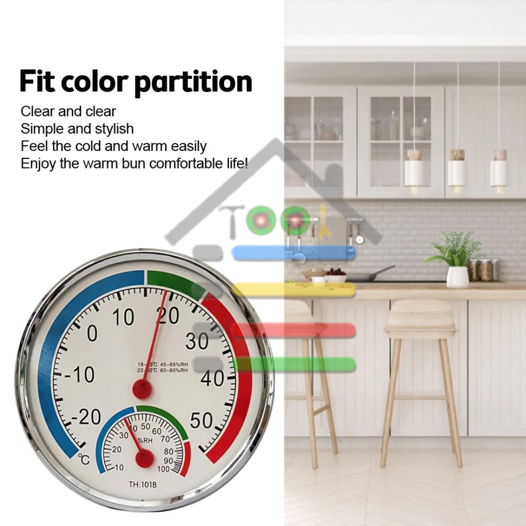 ANYMETER ALAT UKUR SUHU RUANGAN ANALOG THERMOMETER BULAT | Lazada Indonesia