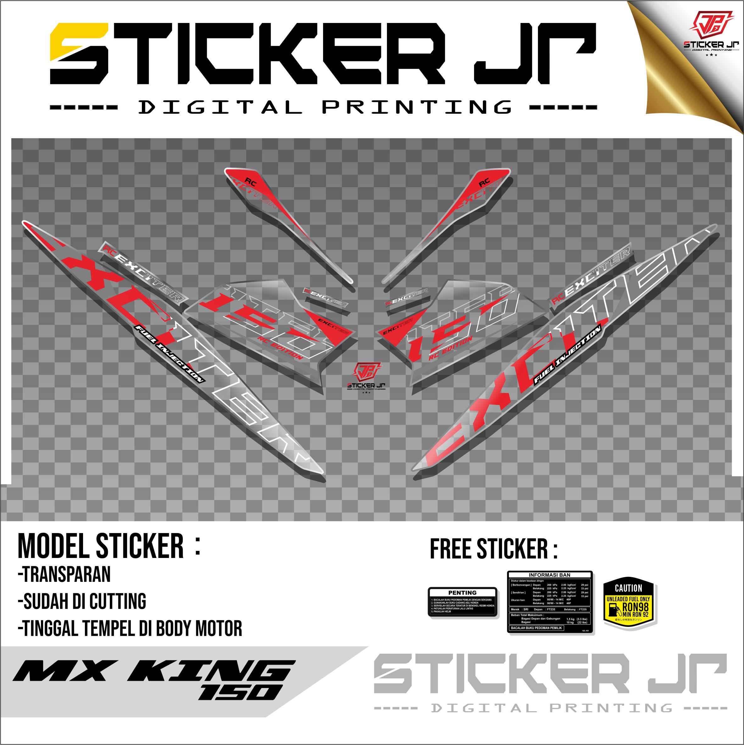 Stiker Striping MX KING 150 - Sticker Motor Yamaha Mx King Variasi ...