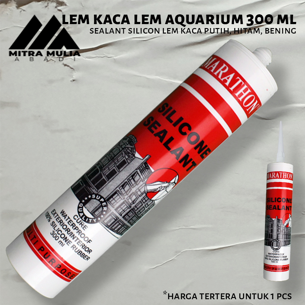 LEM KACA AQUARIUM HITAM / PUTIH / LEM SEALANT SILICONE | Lazada Indonesia