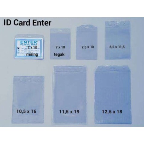 (10pcs) Mika Id Card / Plastik Mika Id Card / Id Card Mika / Name Tag ...