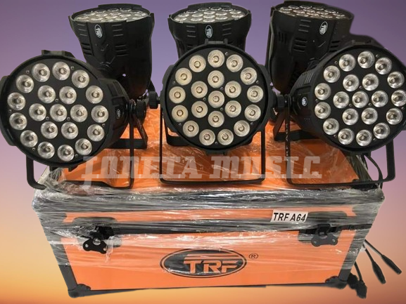 Lampu Parled / Far Light TRF A 64 / A64 ( RGB WW ) + Hardcase (6 Pcs ...