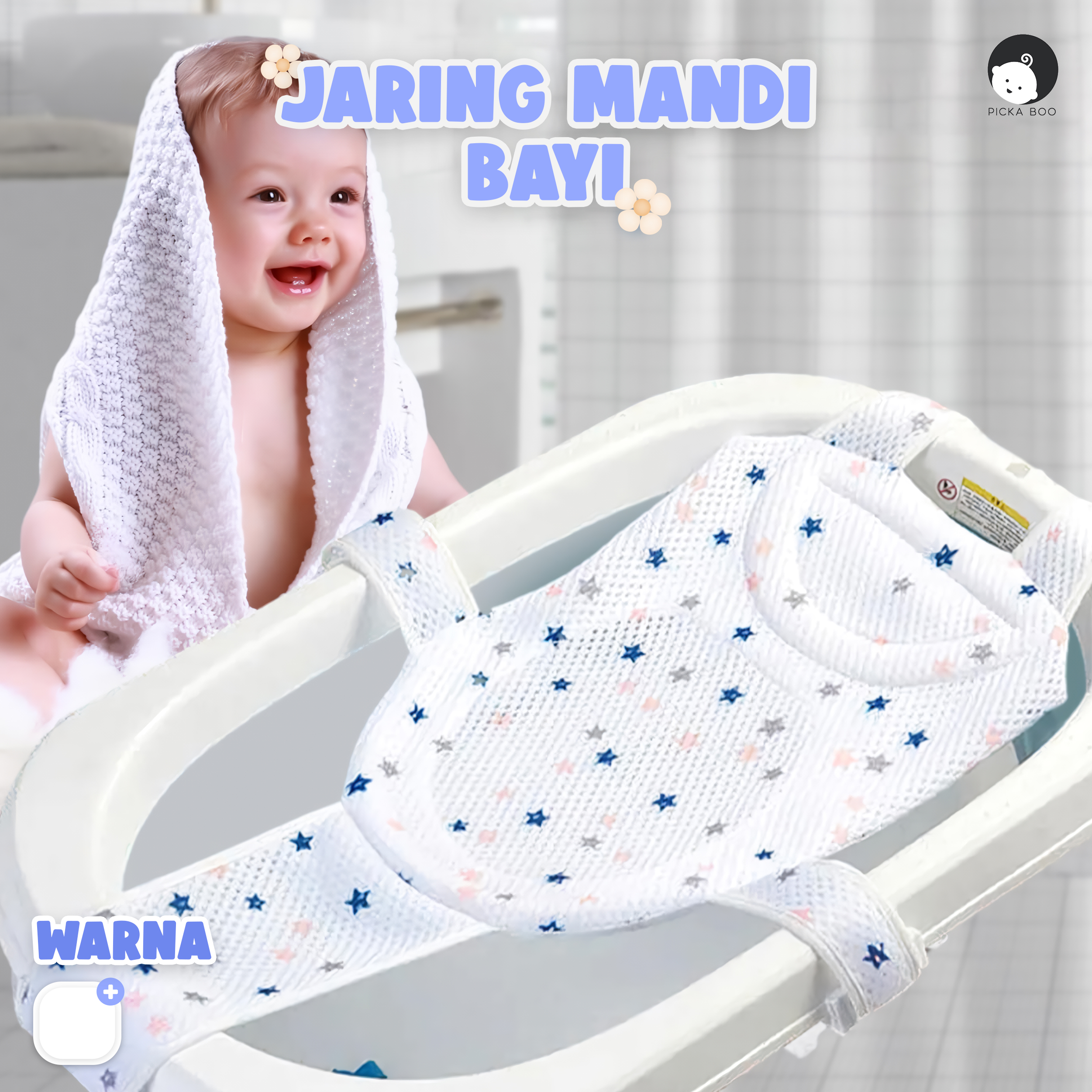 PICKA BOO - Bantalan Mandi Alas Duduk Tatakan Bak Anti Slip Bantalan ...