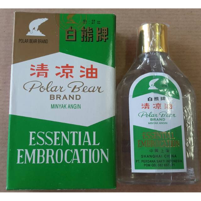 HERBAL MARI SEHAT ;OBAT GOSOK 18 CC Minyak angin polar bear Essential ...