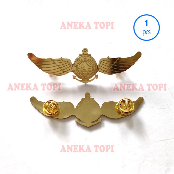 Lencana Pin Wing Sar Taruna Wing Logo Sar Taruna Ful Logam Kuningan ...