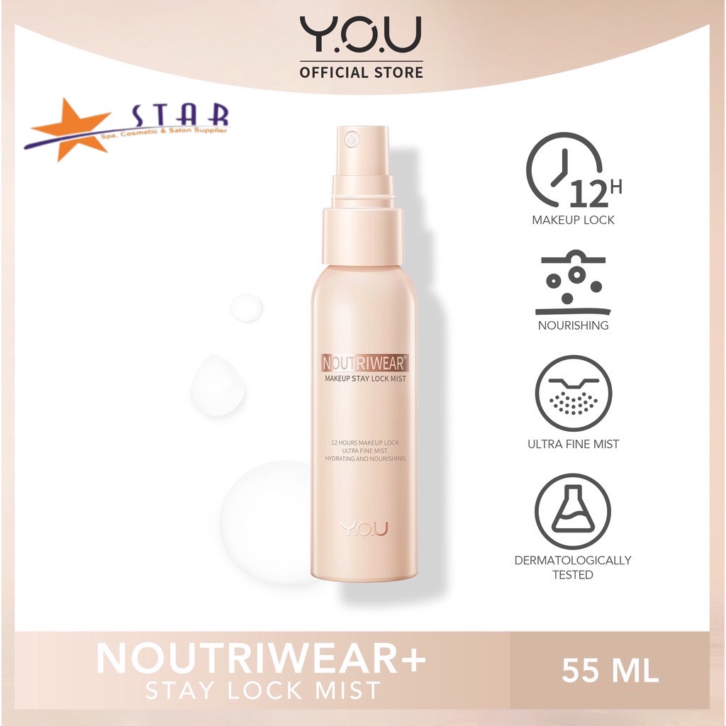 YOU Noutriwear+ Makeup Stay Lock Mist | Face Mist you | Setting spray ...