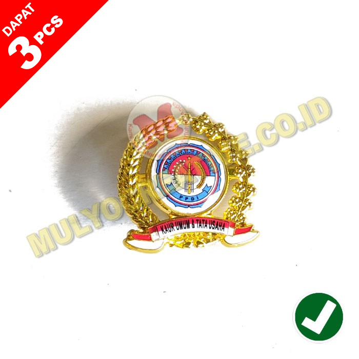 Lencana PPDI Kaur Umum dan Tata Usaha Lencana Logo PPDI / 3pcs | Lazada ...