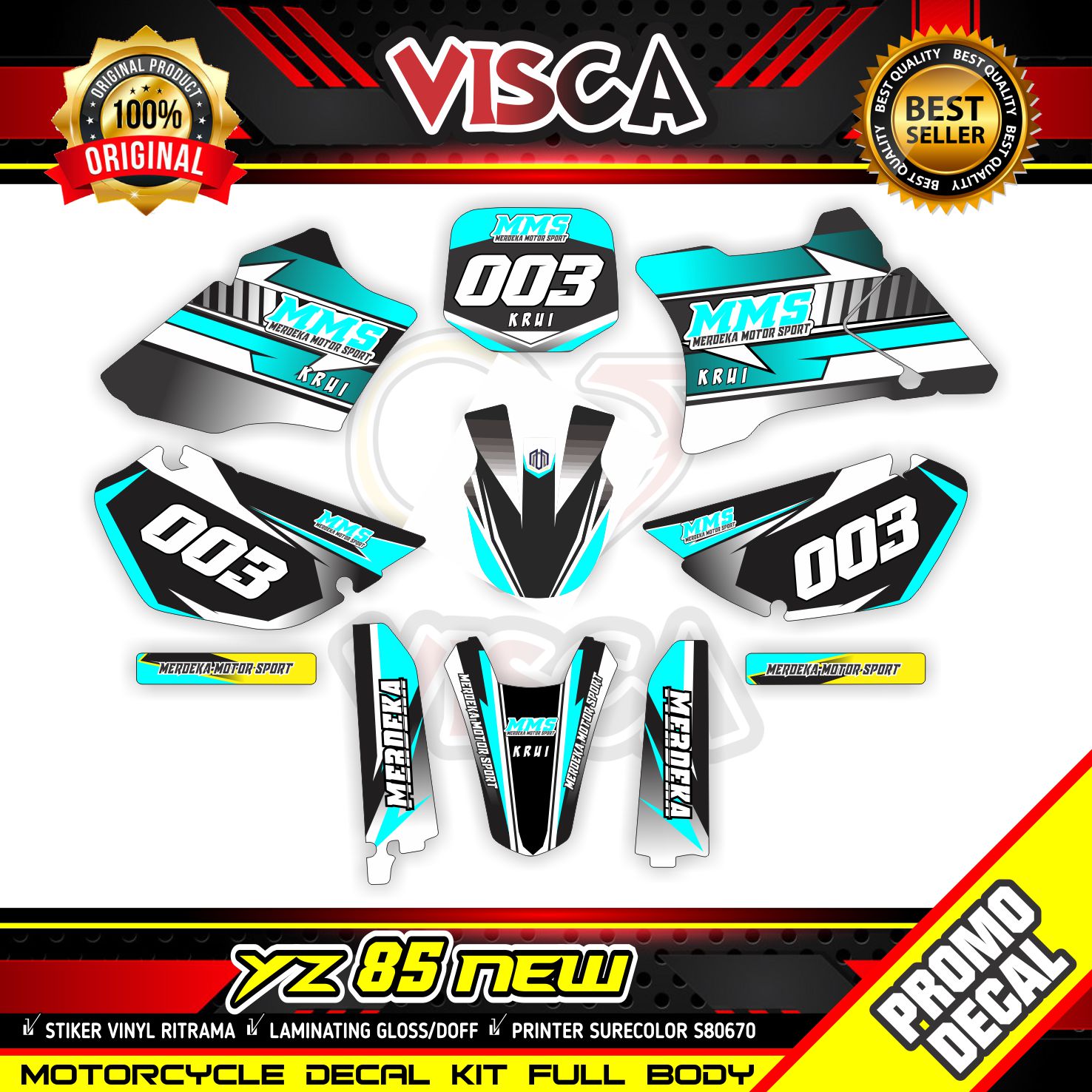 Decal Yz 85 New Variasi Full Body Dekal Yz 85 New Variasi Full Body Stiker Yz 85 New Variasi ...