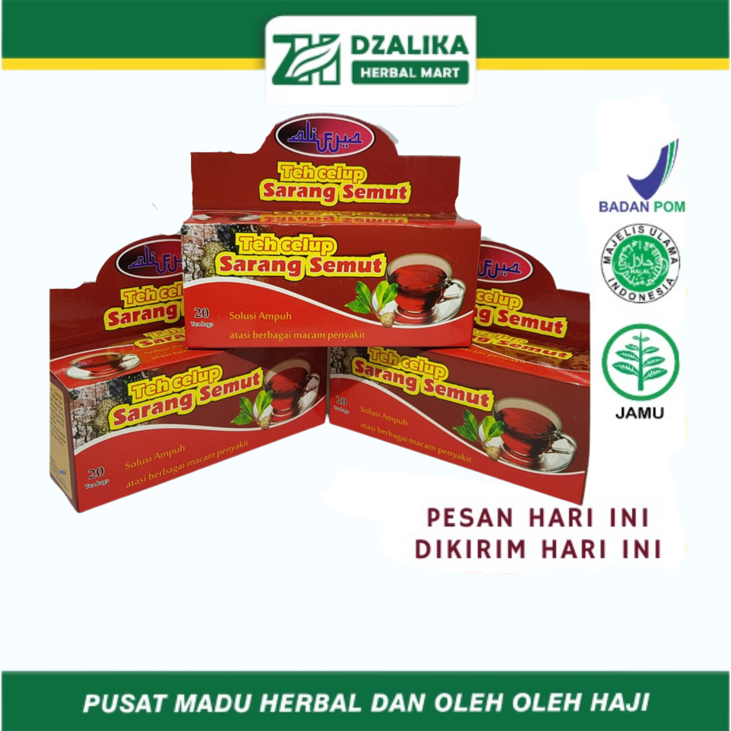 TEH CELUP SARANG SEMUT ISI 20 | Lazada Indonesia