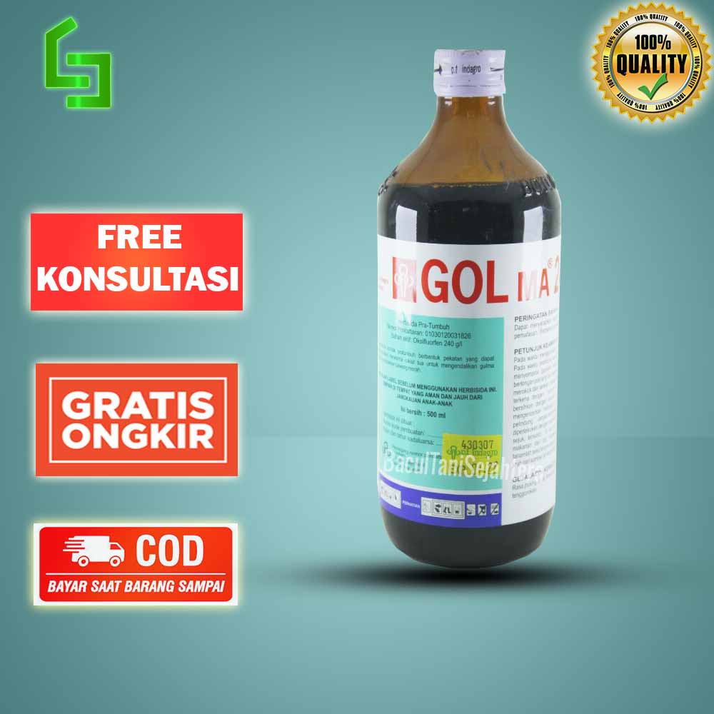 GOLMA 240 EC100 ML HERBISIDA pembasmi gulma berdaun lebar Portulaca ...