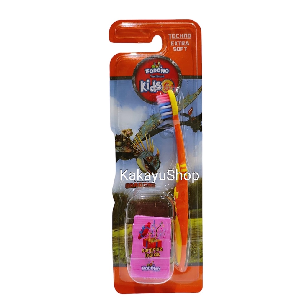 KODOMO Toothbrush Kids 6+ Techno Extra Soft - Sikat Gigi Anak | Lazada Indonesia