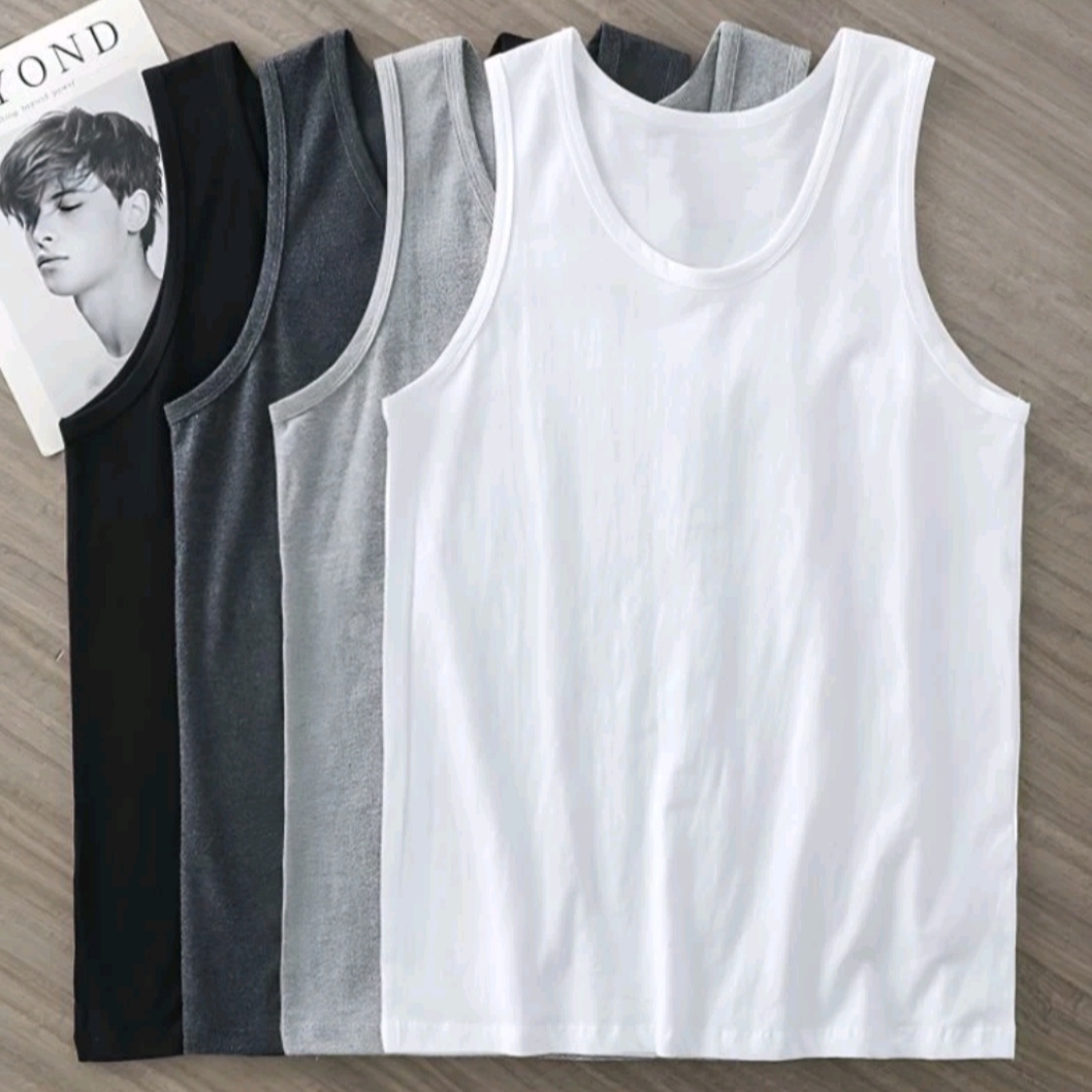 Singlet Cowok Dewasa Singlet Pria Polos Warna Kaos Dalam Laki Laki ...