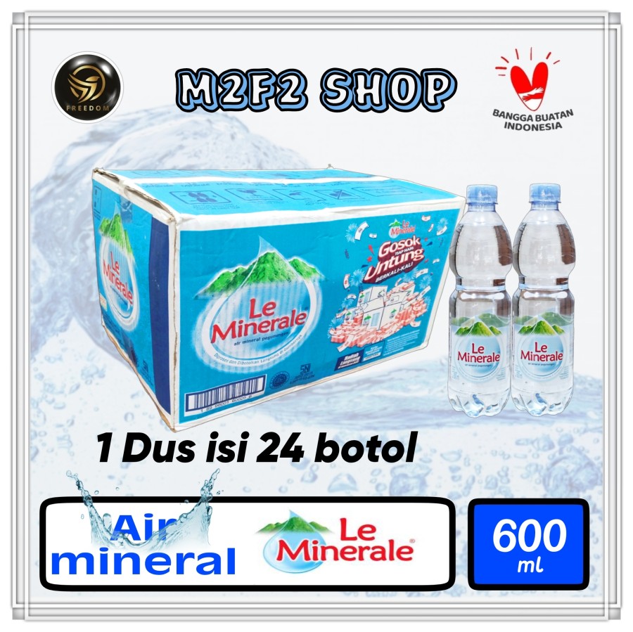 Air Mineral Le Minerale Botol Tanggung Plastik Pet - 600 ml (Kemasan ...