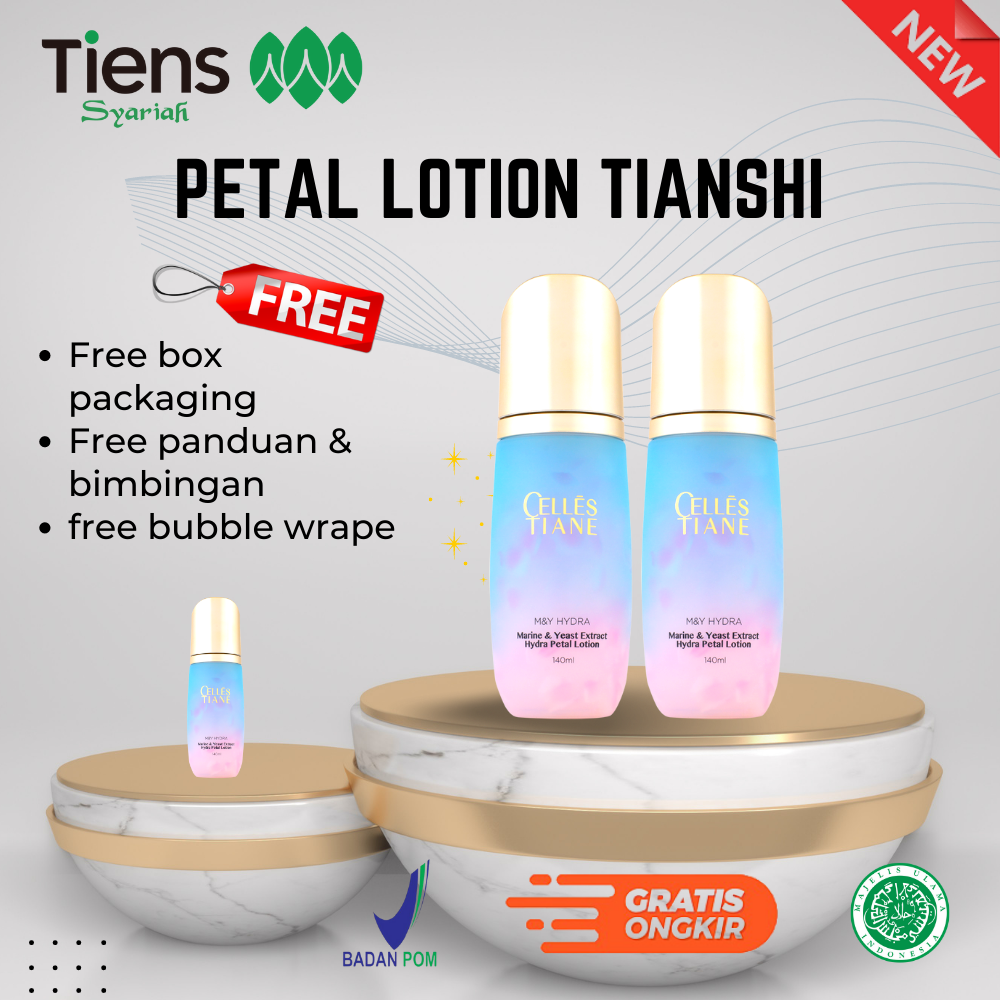 CELLES TIANE MARINE & YEAST EXTRACT HYDRA PETAL LOTION TIANSHI | Lazada ...