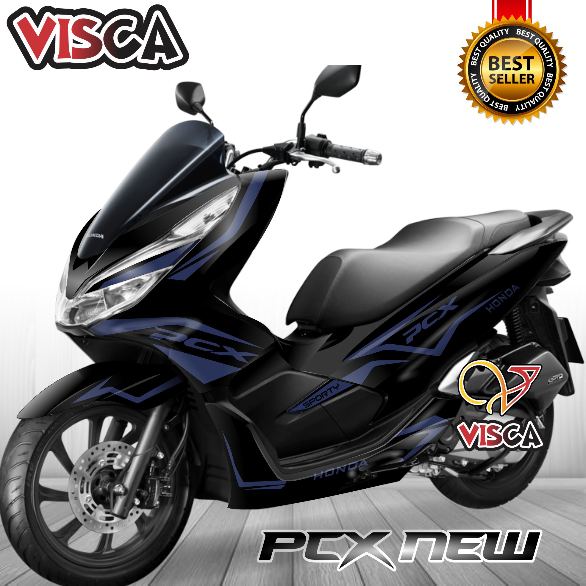 Decal Pcx 150 Full Body Stiker Pcx 150 Terbaru 2022 Dekal Pcx Full Body ...