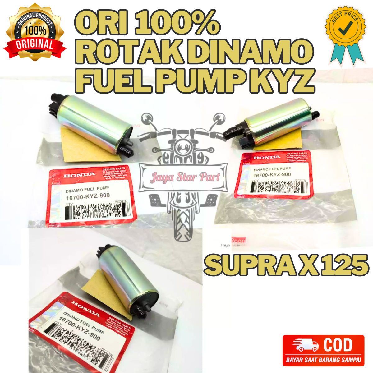 ORIGINAL ASLI HONDA ROTAK DINAMO ORI AHM SUPRA X125 HELM IN SUPRA 125 ...