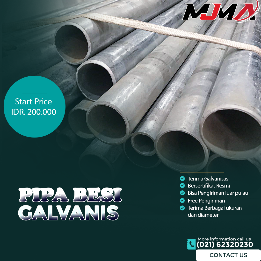 Pipa Galvanis SCH 40 dan SCH 80 | Lazada Indonesia