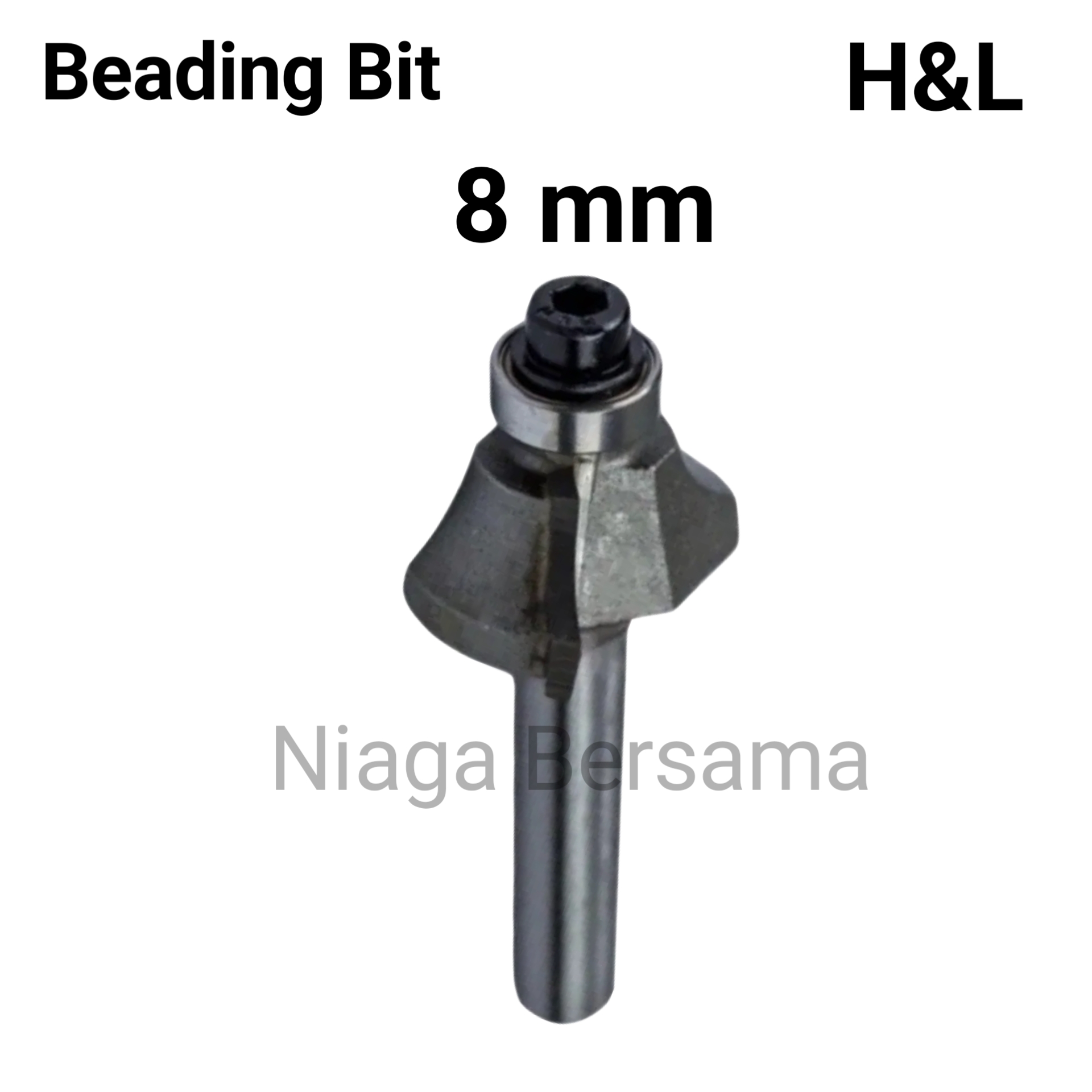 Mata Profil Kayu Beading Bit MODERN 5 mm 6 mm 8 mm Trimmer Pisau Router ...