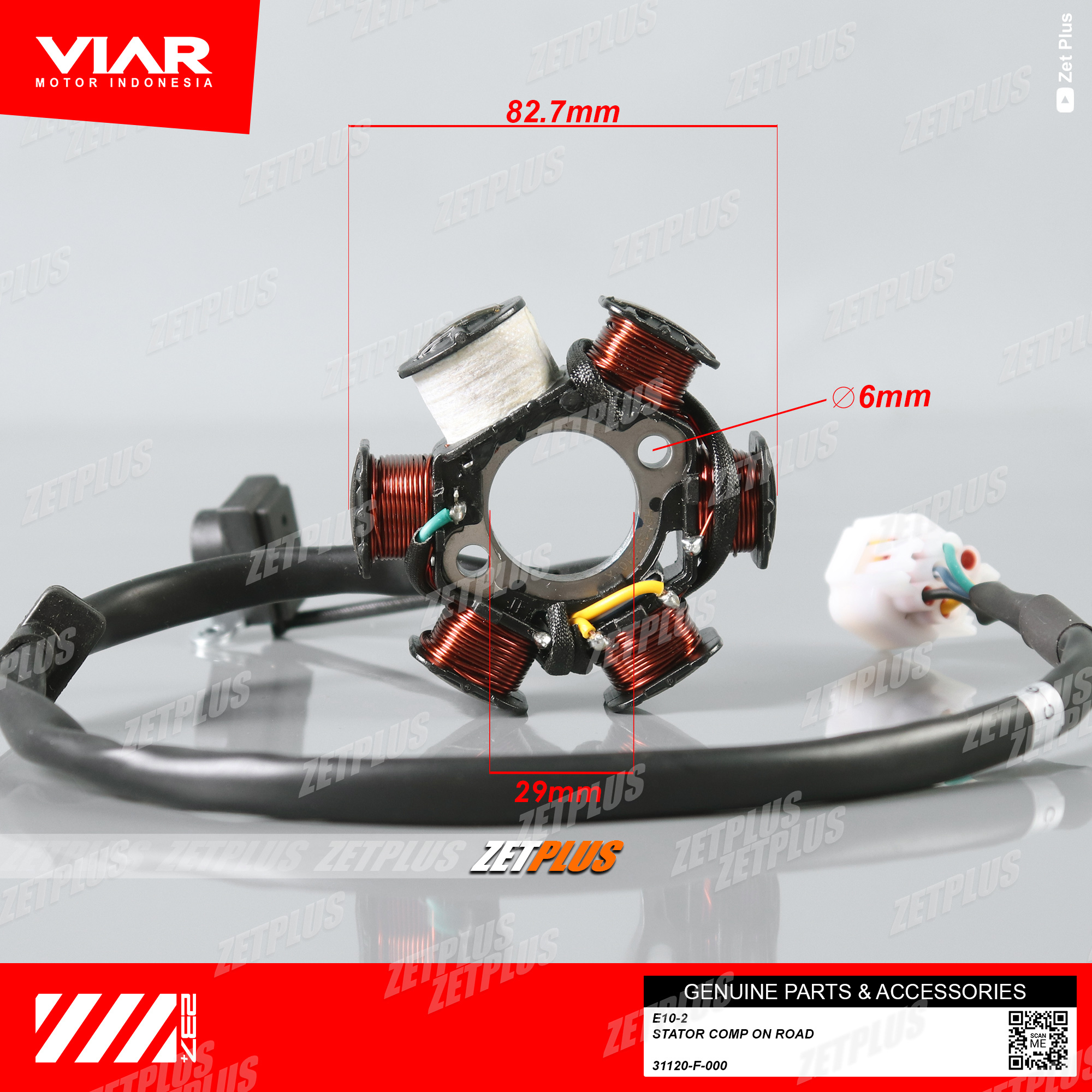 SPULL VIAR ATV RAZOR-CROSS X 150SF /sepul trail-stator comp on road ori ...