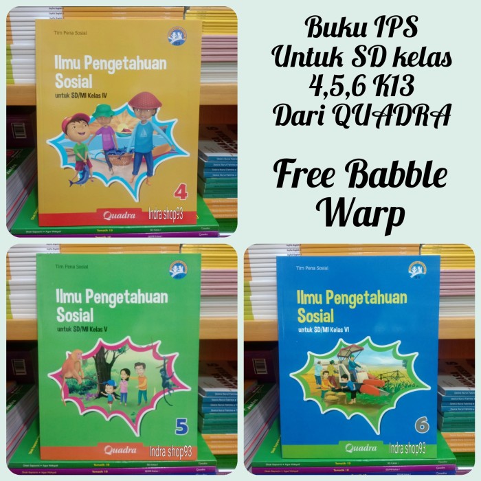 INDRA Buku Ilmu Pengetahuan Sosial/IPS kelas 5 SD/Mi K13 Quadra SOP ...