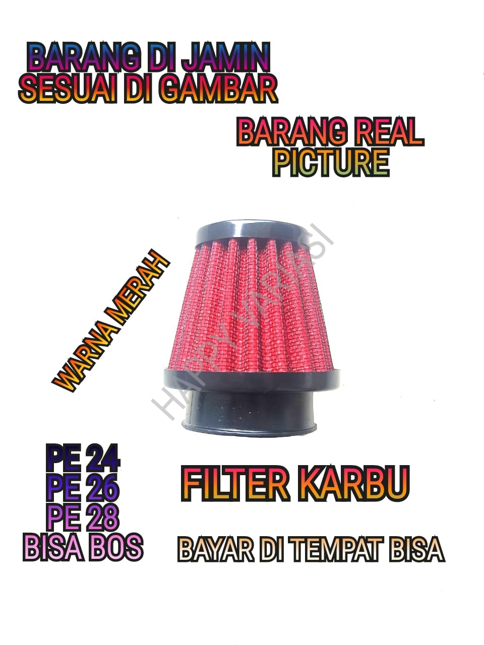 Filter Karbu Karburator Saringan Udara Motor Variasi Pe 24 26 28 ...