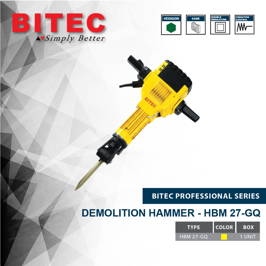 BITEC DEMOLITION HAMMER - HBM 27 GQ | Lazada Indonesia