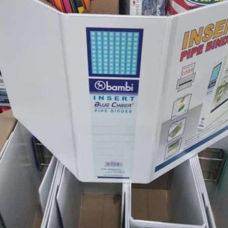 PIPE BINDER BAMBI F4 2 LUBANG + MIKA 100MM 1170-M (DUS) | Lazada Indonesia