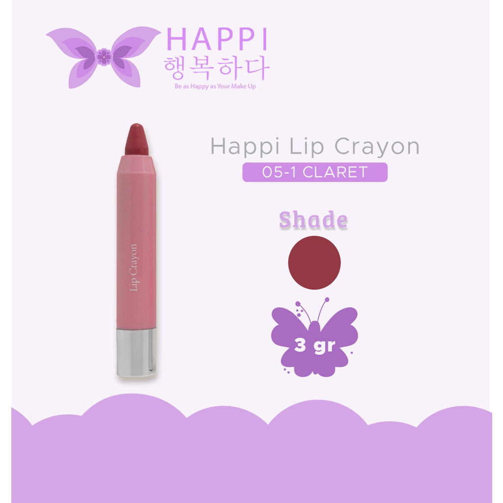 Happi Lip Matte Crayon BY JustKlik | Lazada Indonesia