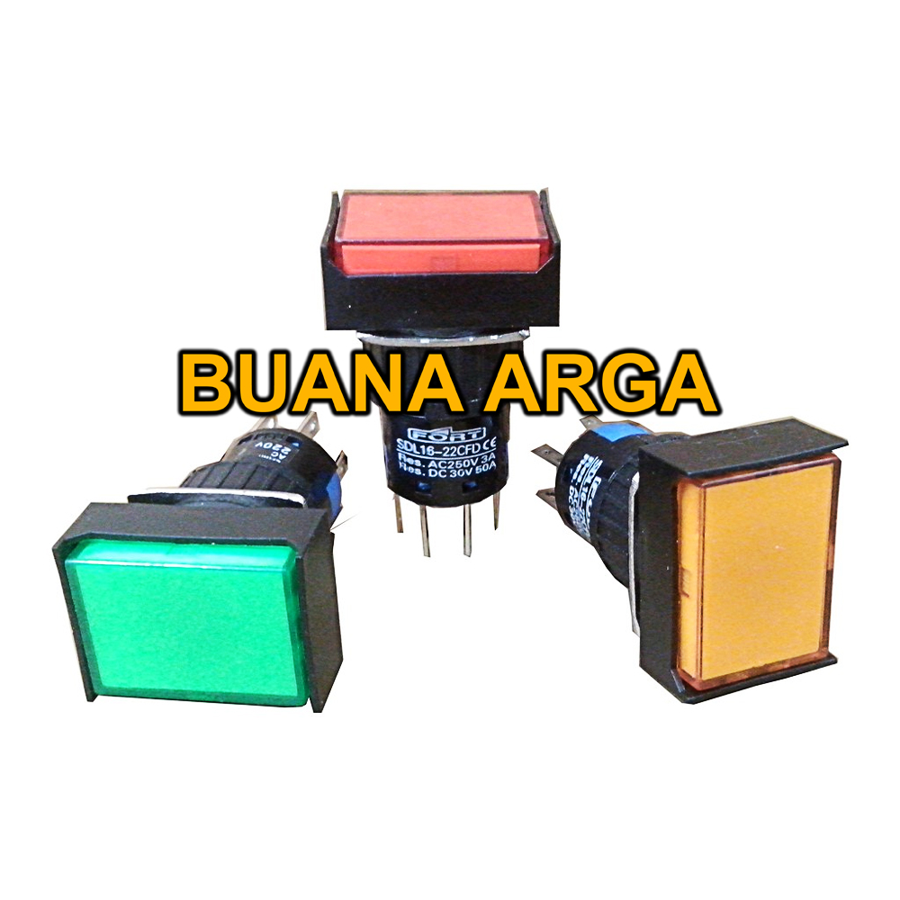 Iluminated Push Button with LED SDL16-22CFD SDL16-22CFDL SDL16-22FD ...