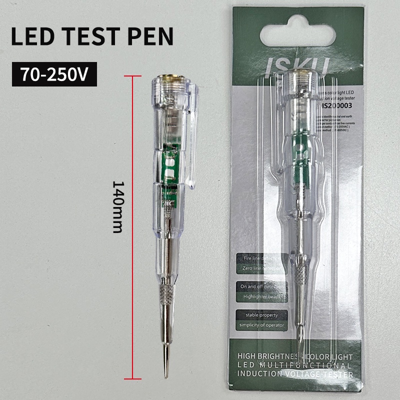 ISKU Obeng Test Pencil TesPen Tester 14cm with Indicator Dual LED ...