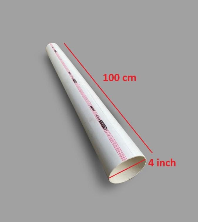 Pipa PVC Rucika Wavin 4" 4 in inci inch potongan 100cm 100 cm 1m 1 m ...