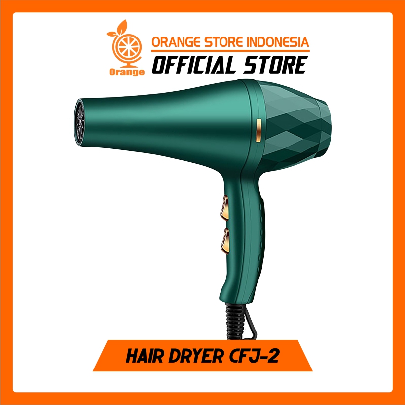 ORANGE Hair Dryer Alat Pengering Rambut 800W BONUS SISIR - Hair Dryer ...