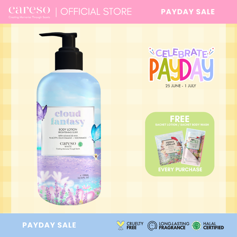 CARESO - Body Lotion - Cloud Fantasy 300ML | Lazada Indonesia