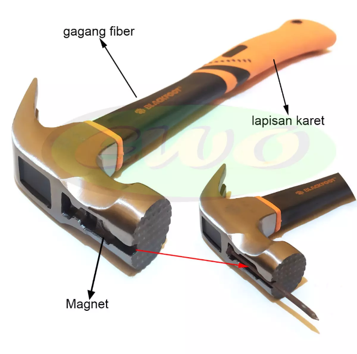 PALU KAMBING / MARTIL 16 Oz / 0.5 Kg Palu Kambing Gagang Fiber ...