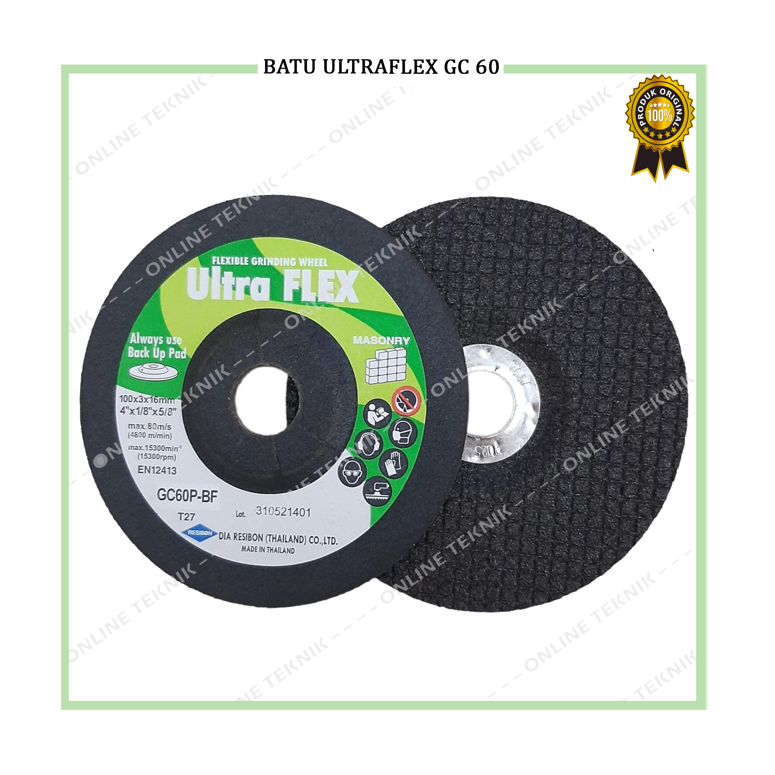 ULTRAFLEX Batu Gerinda Flexibel GC-60 ORIGINAL | Lazada Indonesia