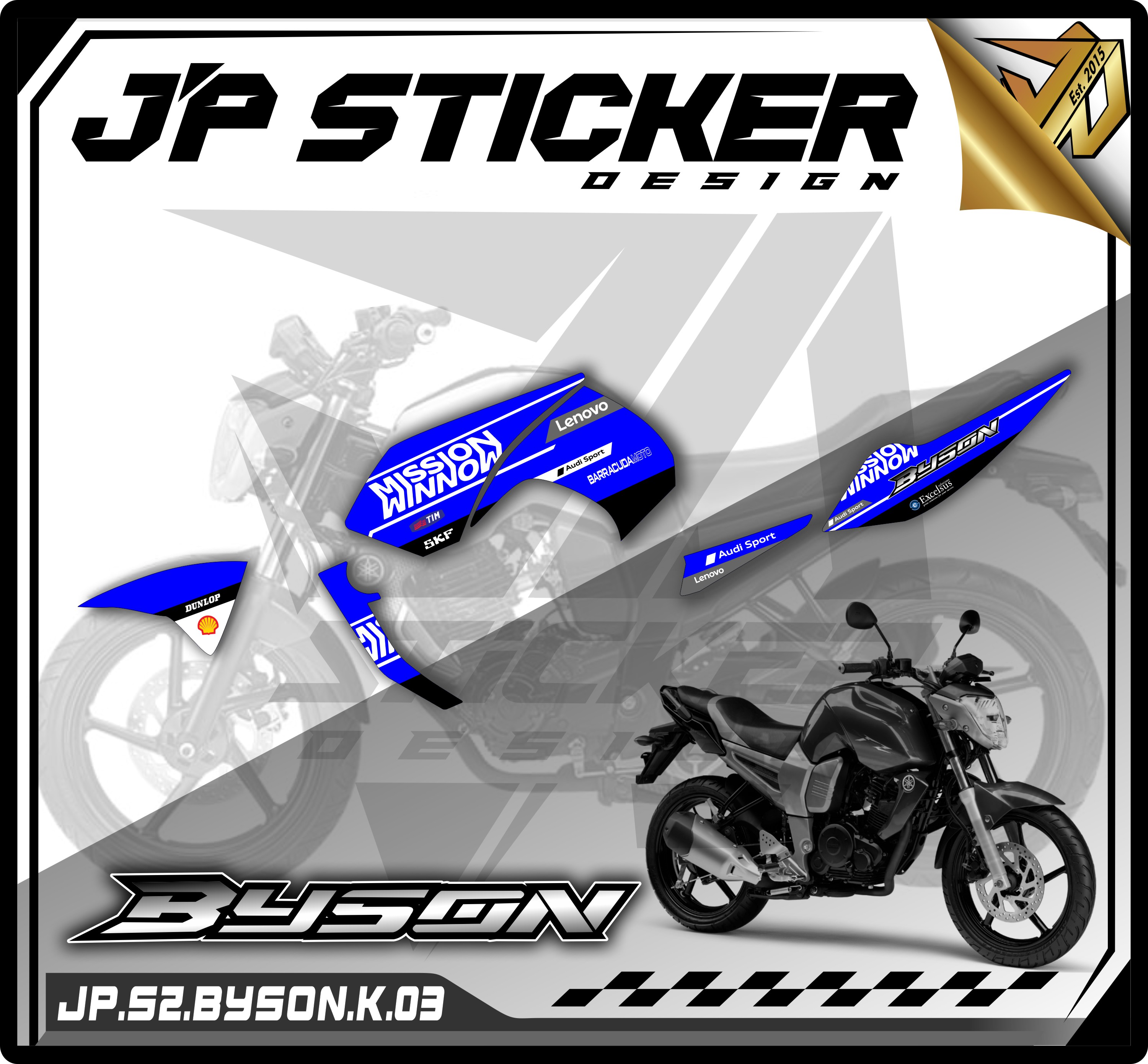 BYSON STICKER STRIPING BYSON KARBU STIKER MOTOR YAMAHA BYSON KARBU LIST ...